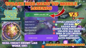 MOD Menu Mobile Legends - Arah Tekno